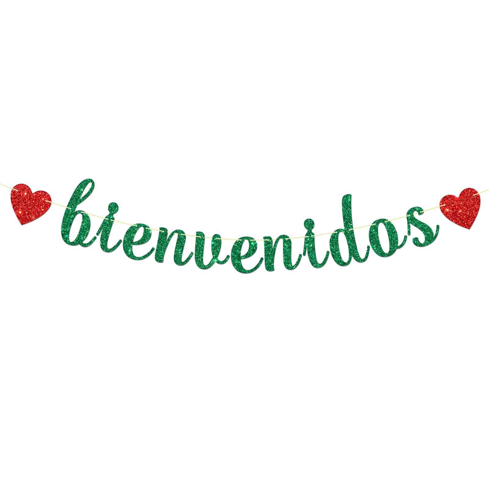 Amazon.com: Maicaiffe Bienvenidos Banner - Spanish Welcome Theme Party ...