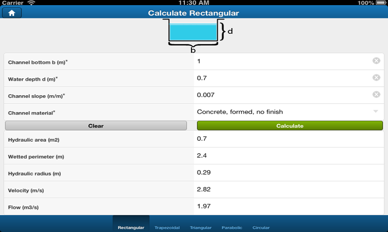 Open Channel Flow Calculator - App on Amazon Appstore