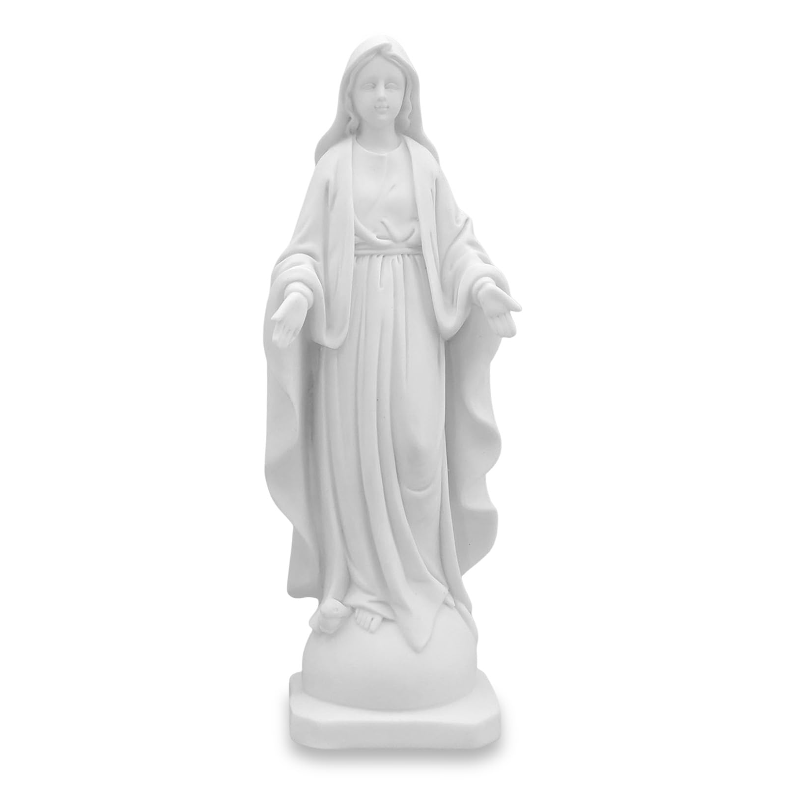 Snapklik.com : Sacred Mother Mary Statue - Classic White Virgin Mary ...