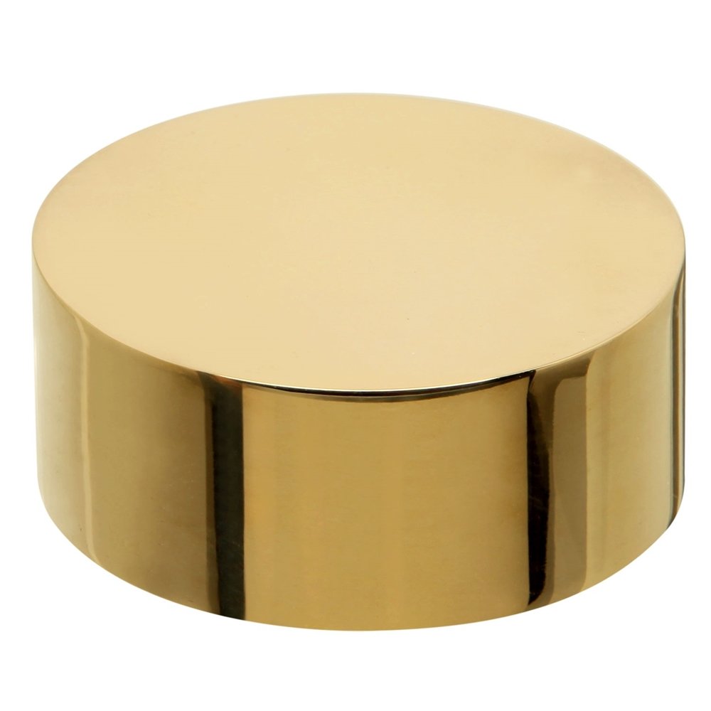Amazon.com: Lavi Industries 00-600W/2 Polished Brass Flush End Cap For ...