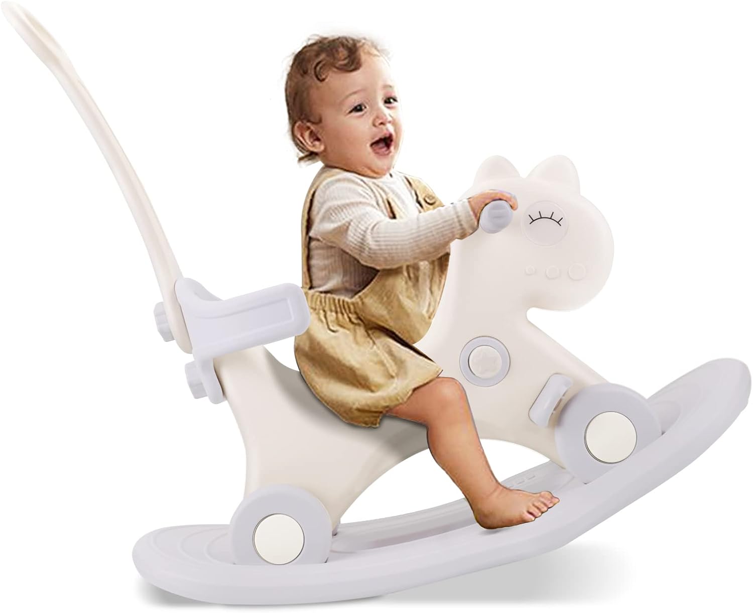Amazon.com: LLparty 4 in 1 Rocking Horse for Toddlers 1-3 Years Old ...