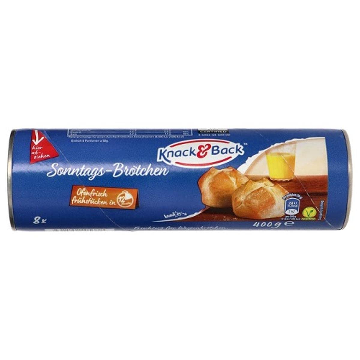 Knack und Back Sonntagsbrötchen, 400 g : Amazon.de: Lebensmittel & Getränke
