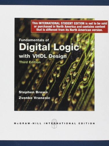Fundamentals of Digital Logic by Stephen Brown (2009-02-01): Stephen D ...
