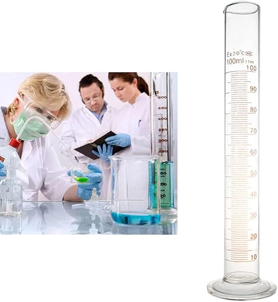 Cost Effective 100ml Professional Graduation Glass Measuring Cylinder ...