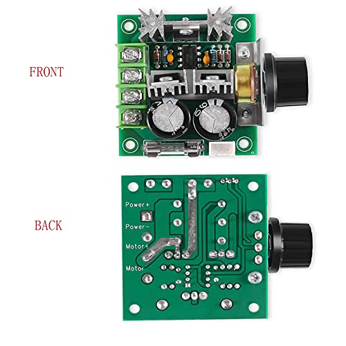Snapklik.com : 2 Pack 10A 12V-40V DC Motor Speed Controller 12V 24V PWM ...
