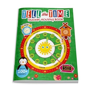 Tell the Time Sticker Activity Book: 100+ Stickers: Wonder House Books ...