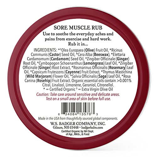 Snapklik.com : Sore Muscle Rub, Cayenne Pepper And Ginger, Organic Sore ...