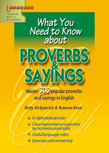 What You Need To Know Proverbs & Sayings (English) : Amazon.in: Books