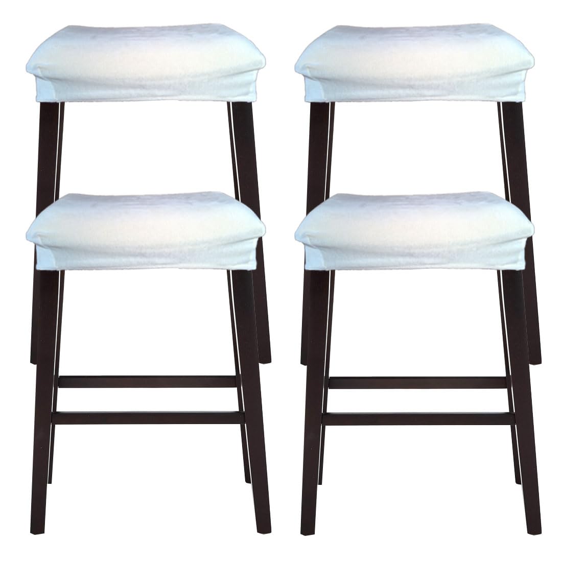 Amazon.com: Bifaunvogel Bar Stool Cover Rectangle Set of 4 Velvet ...