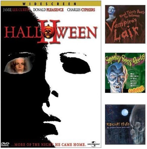 Amazon.com: Halloween II [PARTY PACK] Includes 3 Halloween Theme CDs ...