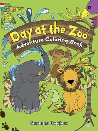 Day at the Zoo Adventure Coloring Book (Dover Coloring Books for ...