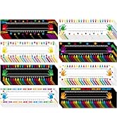 Amazon.com: 72 Pcs Retro Name Tags Plates for Classroom Cubbies Desks ...