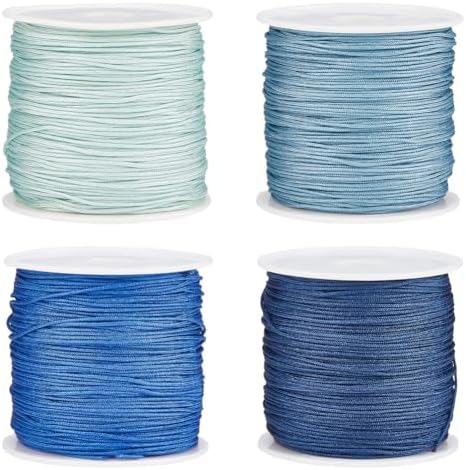 Amazon.com: SUNNYCLUE 197 Yards 4 Colors Nylon String Blue Chinese ...