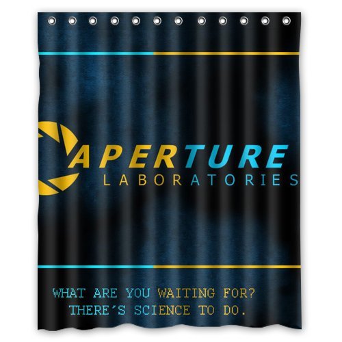 Aperture Science Shower Curtain