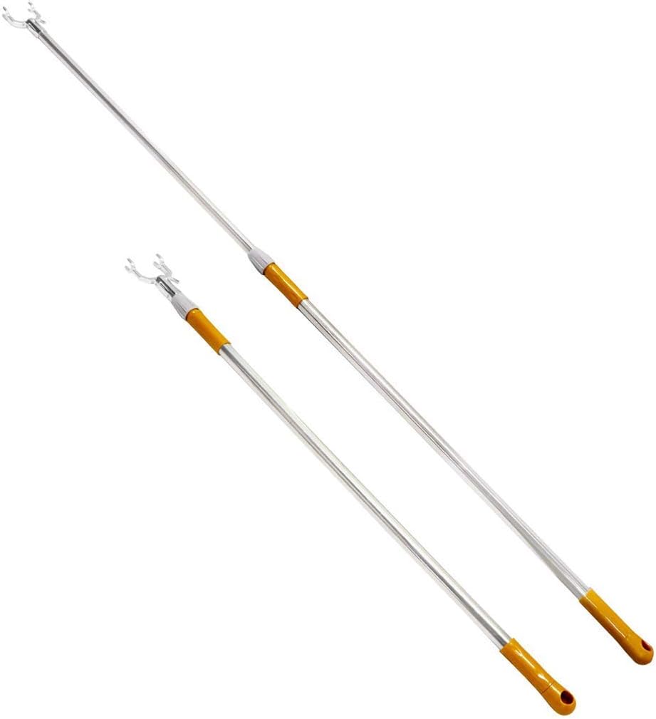 Buy Long Reach Pole Closet Hook 64" with Long Handle Extendable ...