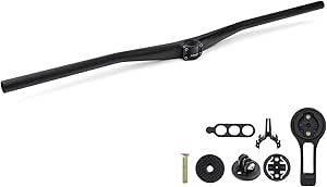 Amazon.com : AGSDGAWD Mountain Bike Handlebars Full Carbon Fiber 28.6 ...