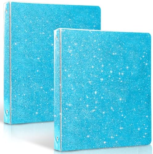 Amazon.com : 2 Pcs 3 Ring Binder 1 Inch Binder Organizer (10'' x 11.6 ...