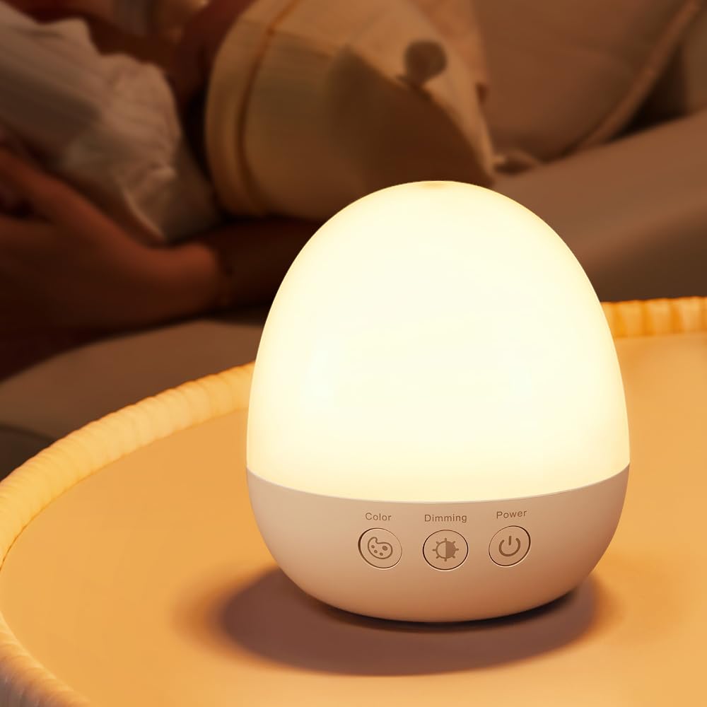 Amazon.com: Lyridz Nursery Night Light for Kids, 5000mAh Rechargeable ...