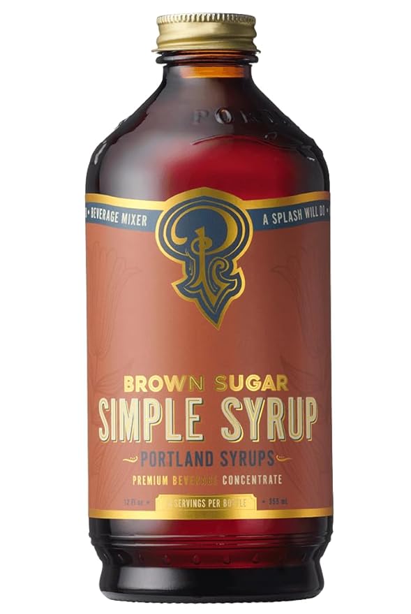 Amazon.com: Portland Syrups Brown Sugar Simple Syrup - Drink Mix for ...