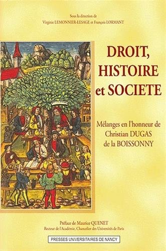 Amazon.com: Droit, histoire et société - mélanges en l'honneur de ...