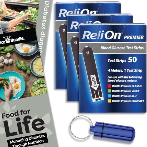 Amazon.com: ChoiceBundle ReliOn Reli On Premier Blood Glucose Test ...
