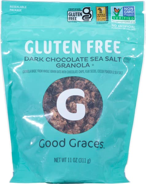 Amazon.com: Good Graces Granola, Gluten Free, Dark Chocolate Sea Salt ...