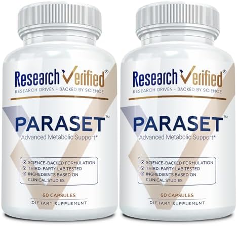 Amazon.com: Research Verified Paraset - 120 Capsules - Natural Gut ...
