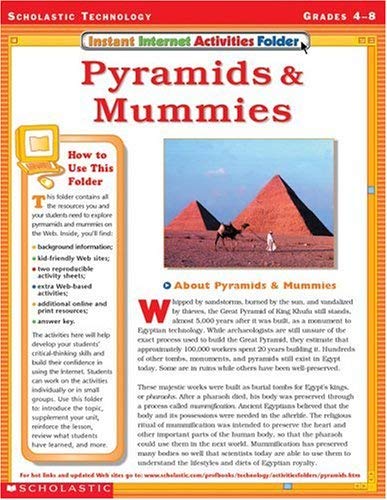 Buy Instant Internet Activities Folder: Pyramids and Mummies Book ...