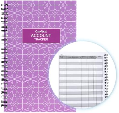 Amazon.com : Check Registers for Personal Checkbook - A6 Blank Ledger ...