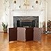 Amazon.com: 2 ft. Short Woven Fiber Room Divider - 4 Panel - Dark Mocha ...