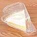 Amazon.com: 25 Cake Slice Containers with Lids | Hinged Medium ...