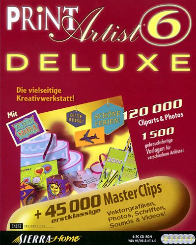 Print Artist 6.0 deluxe. 6 CD- ROM für Windows ab 95; NT4 : Amazon.de ...