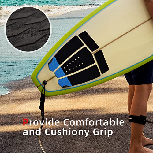 Snapklik.com : Abahub 5 Piece EVA Surfboard Deck Traction Pads