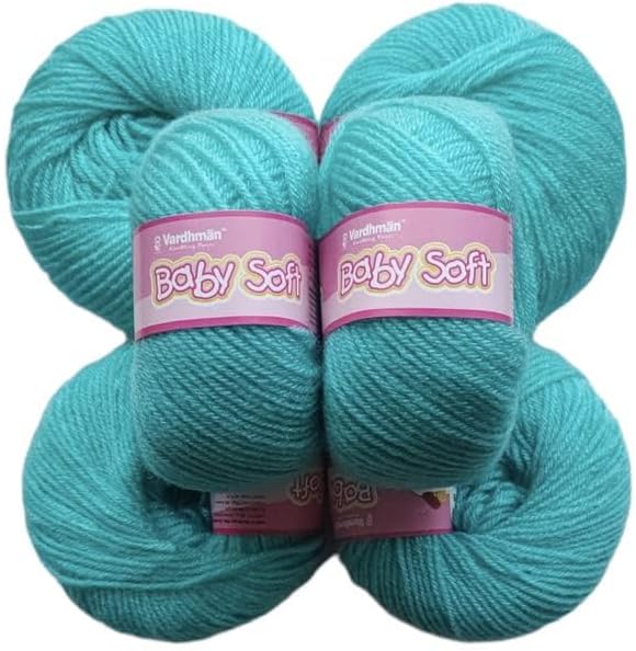 NTGS Vardhman Thread Dyed Hand Knitting Wool&Art Craft Soft Fingering ...