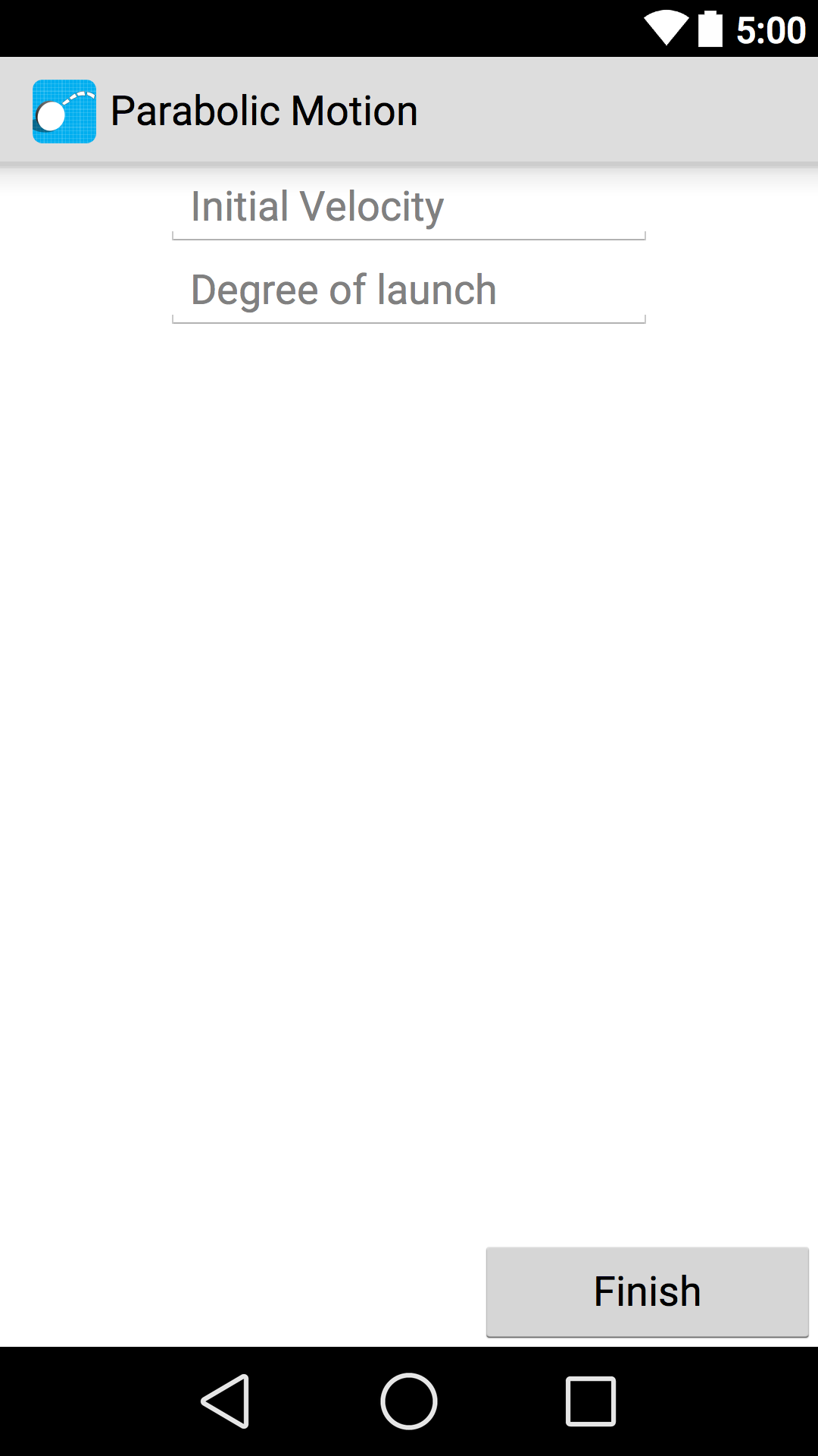 Projectile Motion Calculator - App on Amazon Appstore