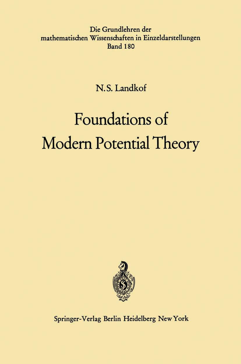 Foundations of Modern Potential Theory (Grundlehren der mathematischen ...