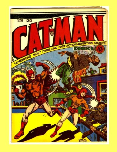 Cat-Man Comics #22: Great Golden Age Superhero Comic Book Action - All ...