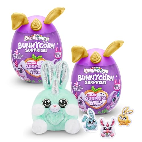 Rainbocorns Bunnycorn Surprise by ZURU (2 Pack) Collectible Plush ...