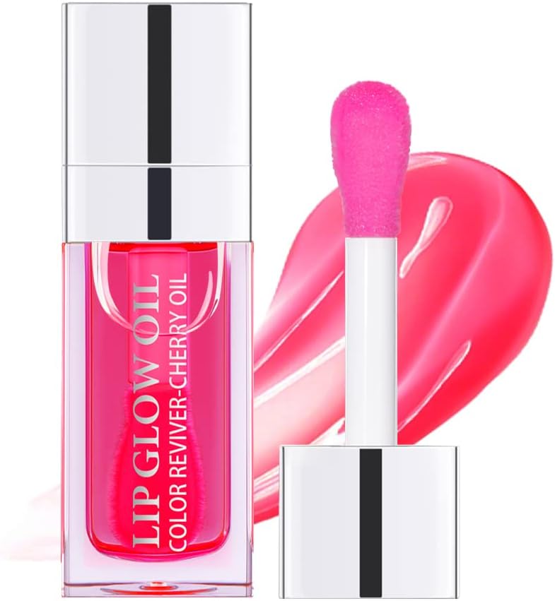 Amazon.com : Hydrating Moisturizing Lip Glow Oil, Nourishing Glossy ...