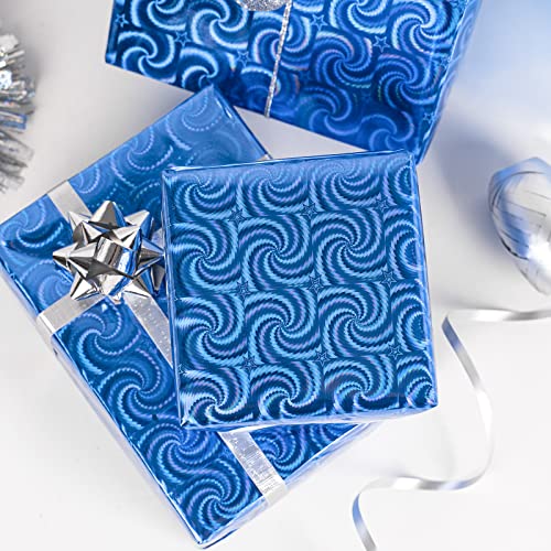 Snapklik.com : MAYPLUSS Holographic Wrapping Paper - Mini Roll - 17in X ...