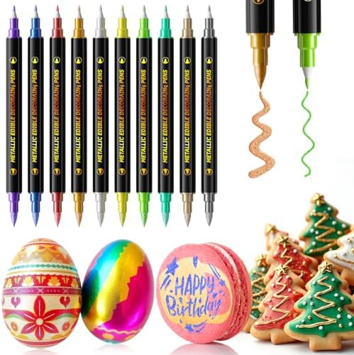 Amazon.com : Edible Markers, 11Pcs Ultra Fine Tip(0.5mm) Food Coloring ...