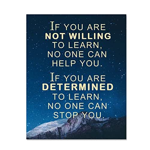 Amazon.com: Encouragement Poster for Study/Learning - Office Classroom ...