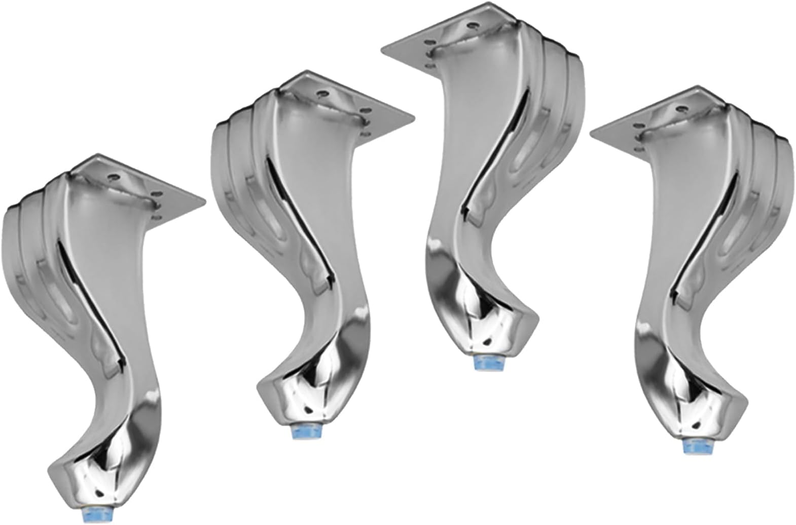 Amazon.com: UTALIND 4 Pcs Furniture Legs 3.5 inch Metal Sofa Legs ...