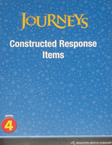 Journeys: Constructed Response Items, Grade 4: Unknown: Amazon.com: Books