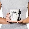 Froster Chess Mug with Chess Piece Handle, Gift for Chess Players ...