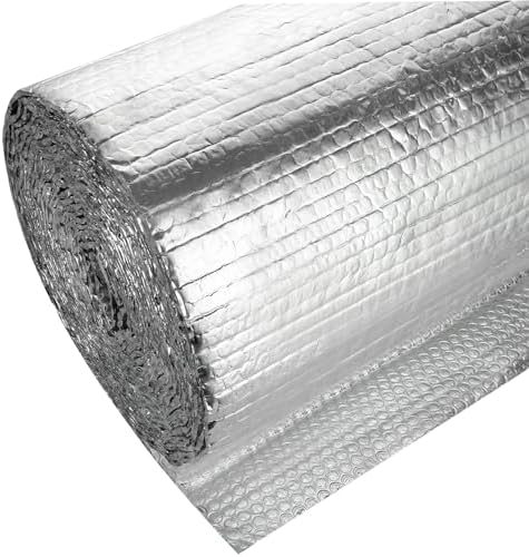 AKOLAFE Reflective Foil Insulation Roll 40CMx10M Foil Bubble Shed ...