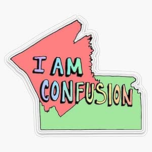 Amazon.com: I Am Confusion Vine Sticker Bumper Sticker Vinyl Decal 5 ...
