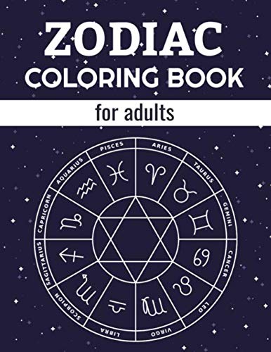 Amazon.com: Zodiac Coloring Book For Adults: Astrology Colorable Book ...
