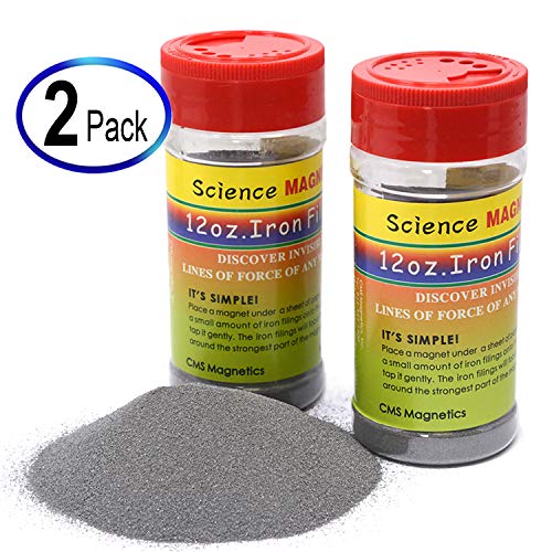 12 oz Fine Iron Filings Magnetic Iron Powder for Magnet Education and ...