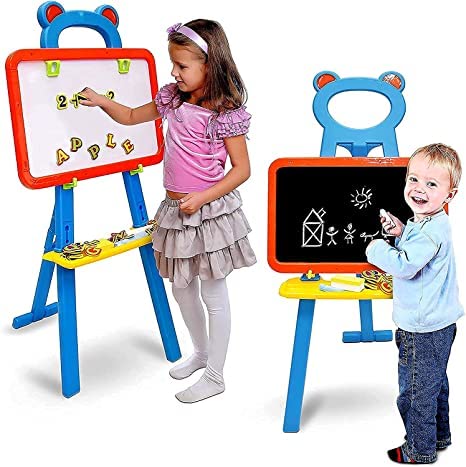 Buy Confidence Easel Writing Board with Stand Learning Magnetic ...